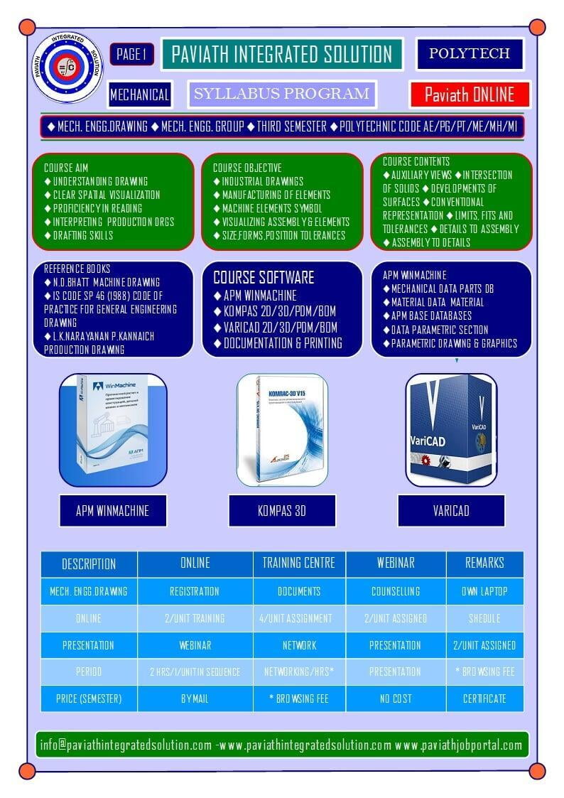LMS SYLLABUS POLYTECH MECH | paviath job portal